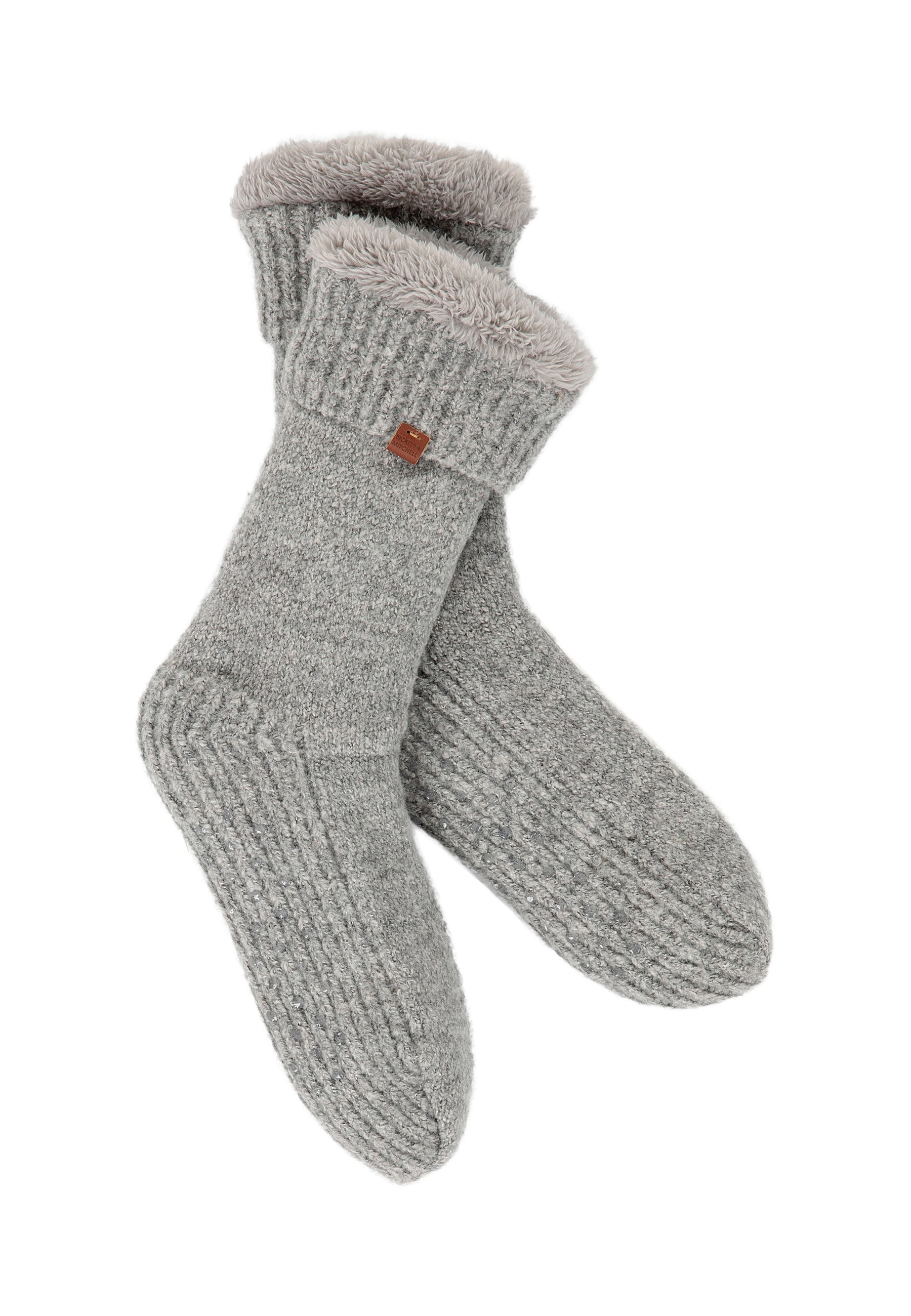BICKLEY + MITCHELL AMSTERDAM Soft Rib Cozy Slipper Socks Girls
